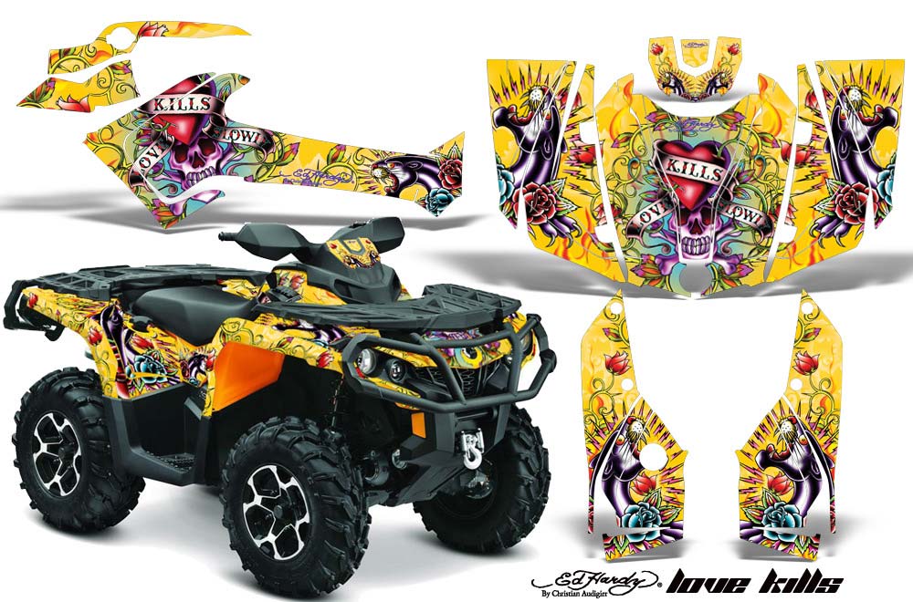 Can Am Outlander 500 / 650 / 800 / 800R / 1000 XT-P ATV Custom Graphic ...